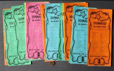 1971 Dayton Ohio WING Radio Top 40 Chart TWENTY EIGHT leaflet set DJ ...
