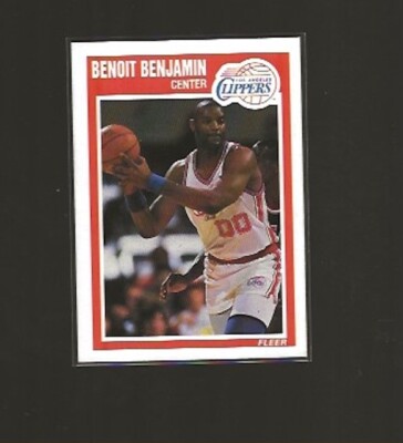 1989-90 FLEER BENOIT BENJAMIN #69 NRMT SHARP CARD | eBay