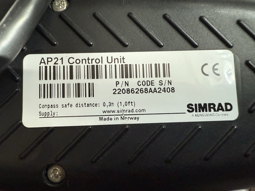 SIMRAD AP21 Auto Pilot Control Head | eBay
