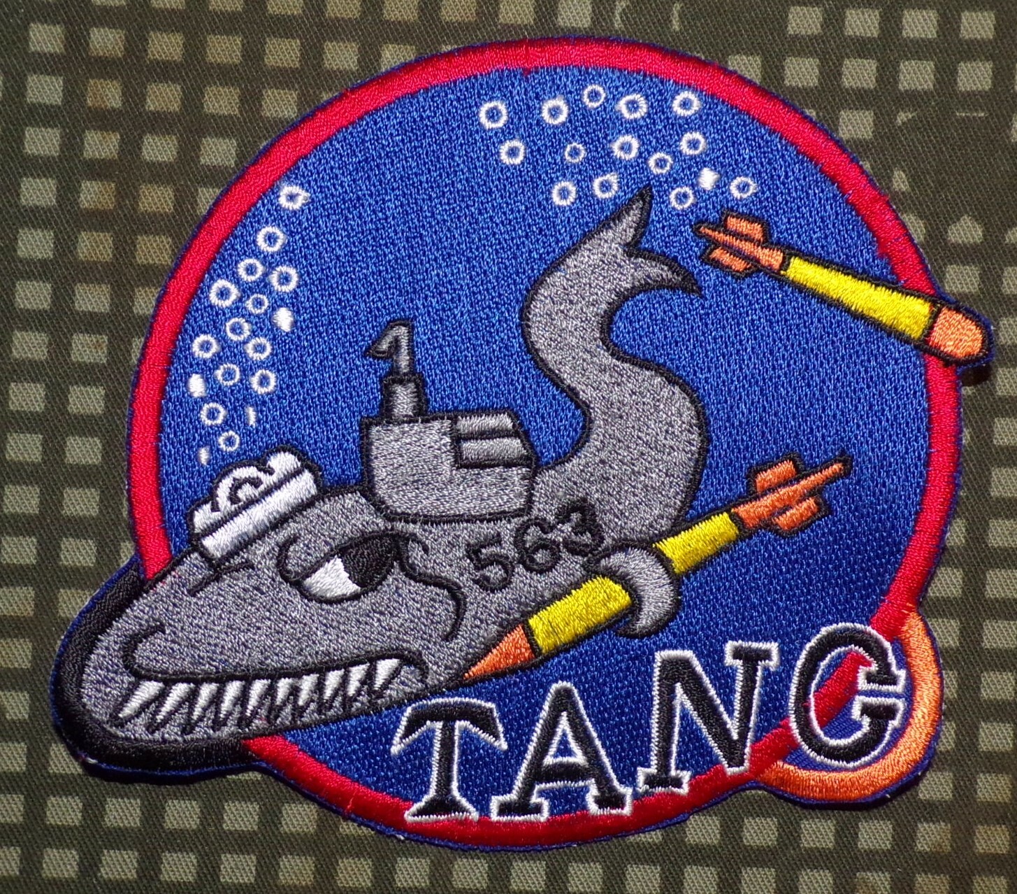 US Navy USS Tang SS 563 Submarine Embroidered Full Color Patch | eBay