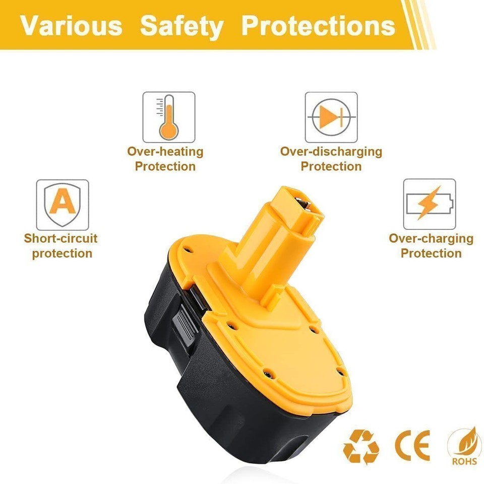 18 Volt XRP 6.0AH Battery For Dewalt DC9096-2 DC9098 DC9099 DC9096 ...