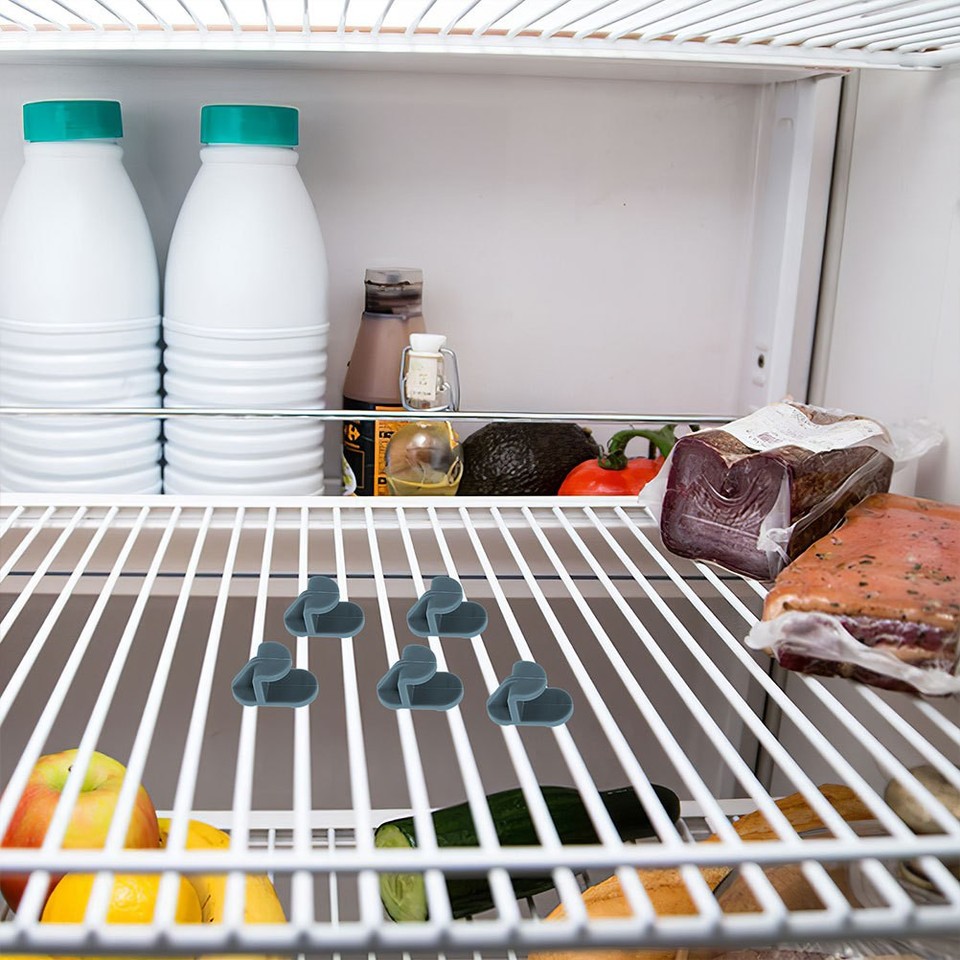 8pcs Freezer Shelf Clips Refrigerator Freezer Shelf Support Clips ...