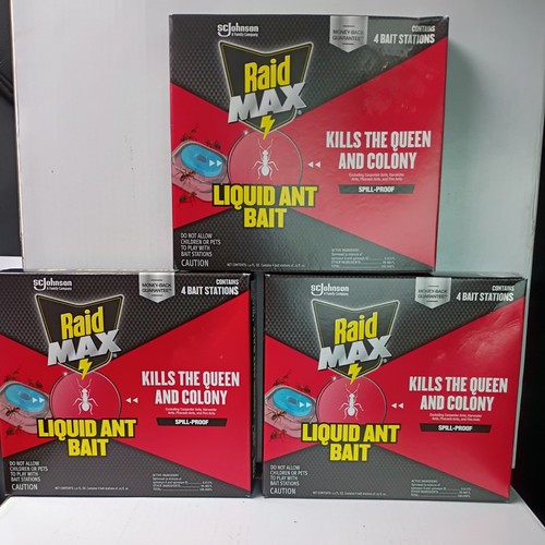 🔥Raid Max Liquid Ant Bait Ant Traps Indoor Outdoor Use Insect Repellent ...