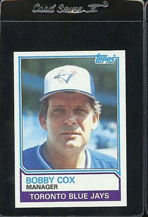 1983 TOPPS #606 BOBBY COX TORONTO BLUE JAYS MANAGER | eBay