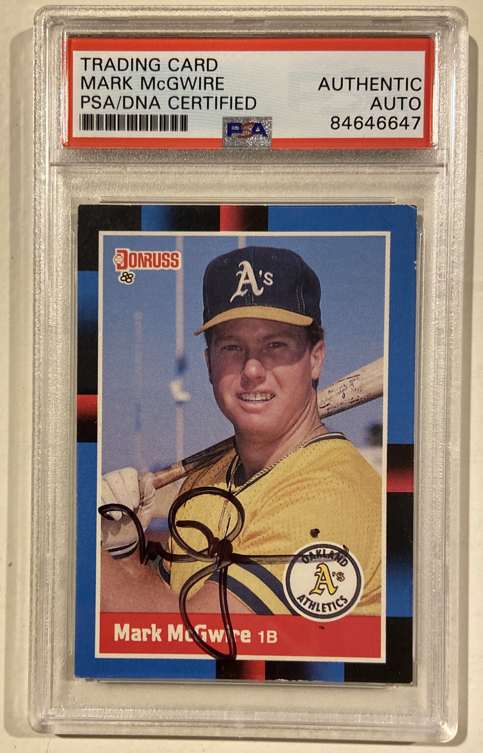 Mark McGwire Autographed Memorabilia | Signed Photo, Jersey ...