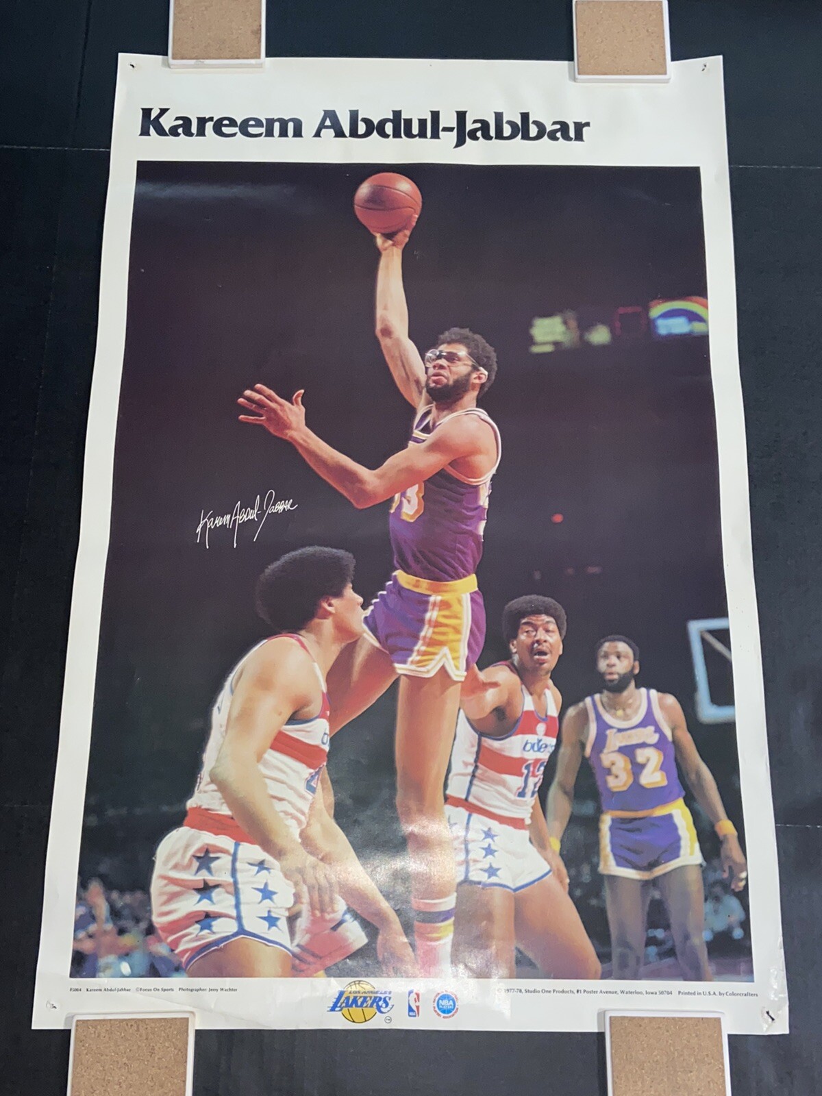 SUPER RARE 1977 KAREEM ABDUL JABBAR SI STUDIO ONE SPORTS ILLUSTRATED ...