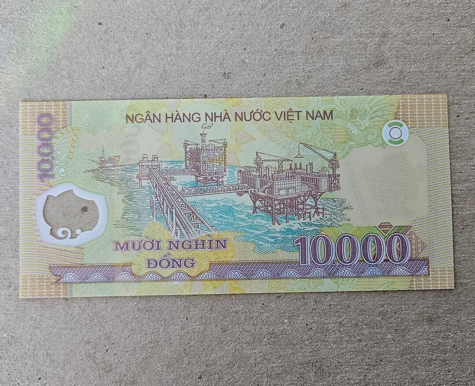 Vietnam 10,000 Dong - Poly Banknote - Paper Money Currency Bill Note ...