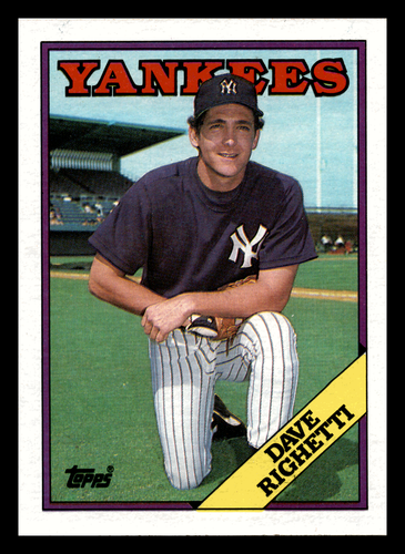 1988 Topps Dave Righetti New York Yankees #790 NM-MINT | eBay