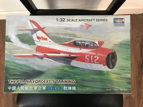Trumpeter 1/32 Model Airplane Kit The Pla Air Force FT-5 Training Plane ...