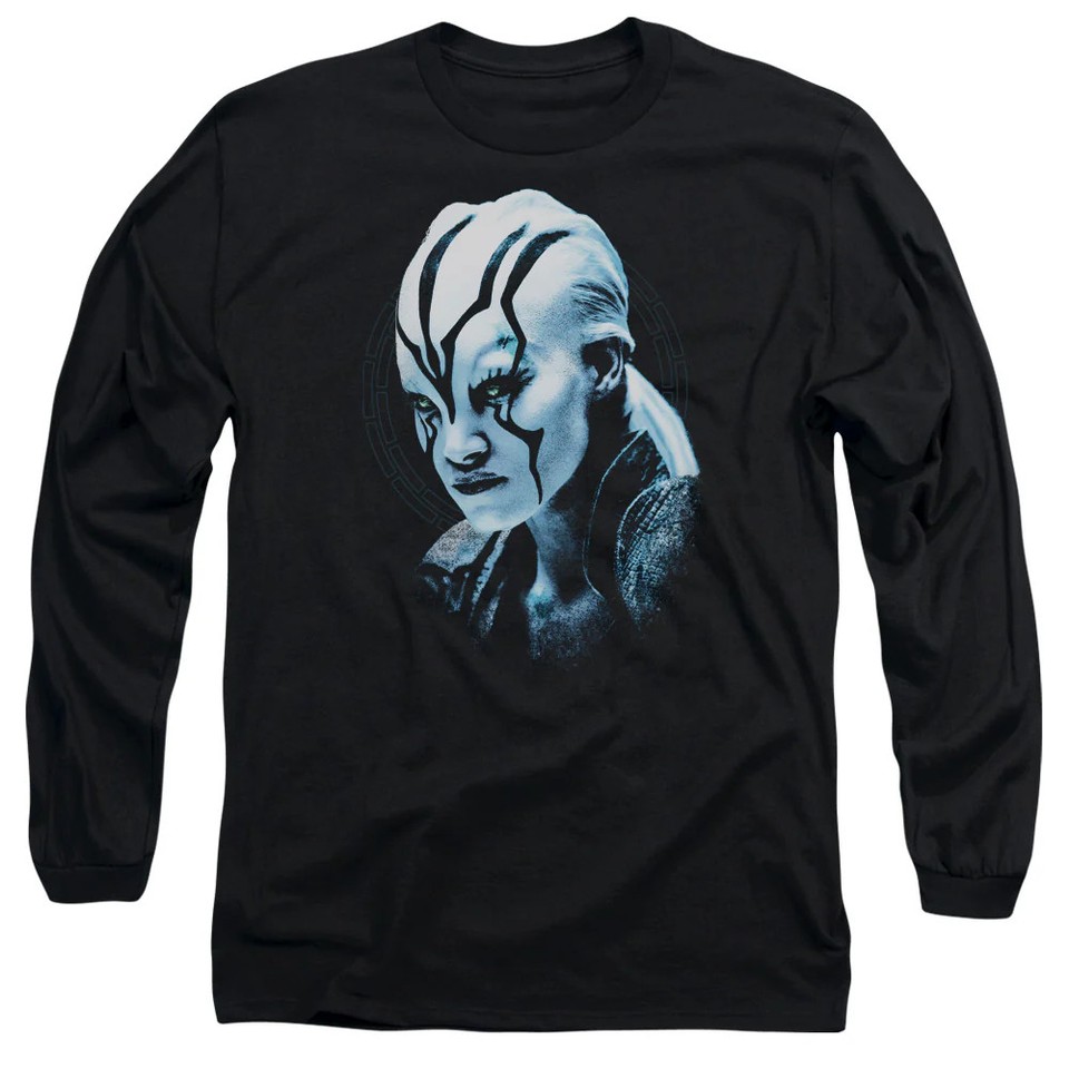 Star Trek Beyond Jaylah Burst Mens Long Sleeve Shirt Black Officially ...