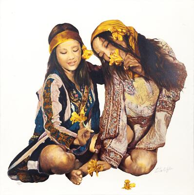 Popo and Ruby Lee, Sister, Lithograph, signed and numbered in pencil | eBay