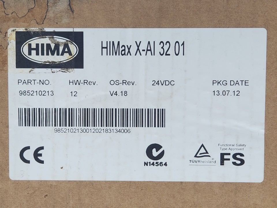 HIMA HIMAX X-AI 32 01 ANALOG INPUT MODULE 985210213 | eBay