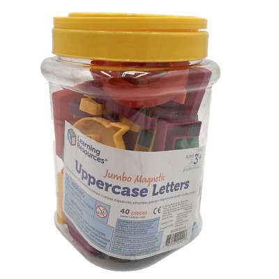 Learning Resources Jumbo Magnetic Uppercase Letters (40-Piece) | eBay