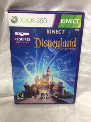 Kinect Disneyland Adventures Xbox 360 case, cover art, game disc ...