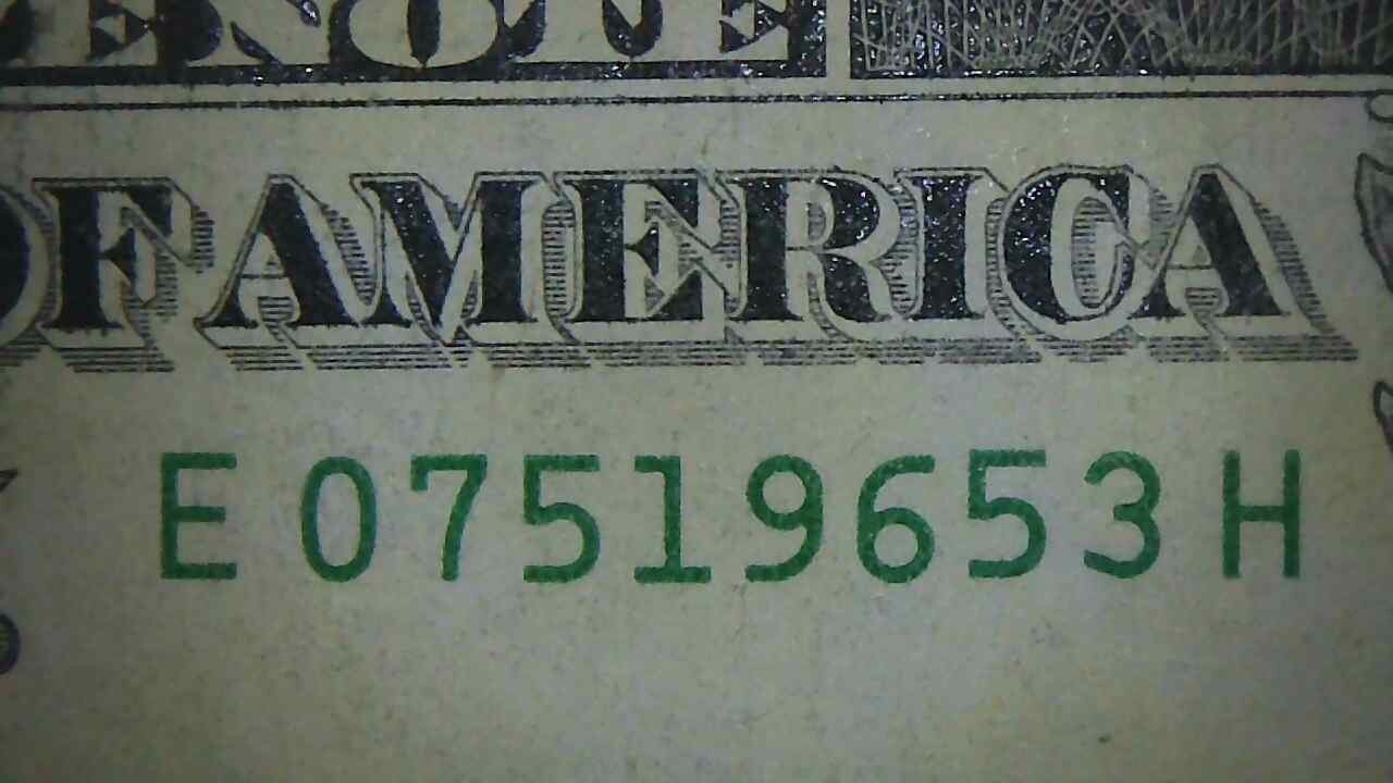 One American Dollar Bill Series 2013. Rare because of Printing Error | eBay