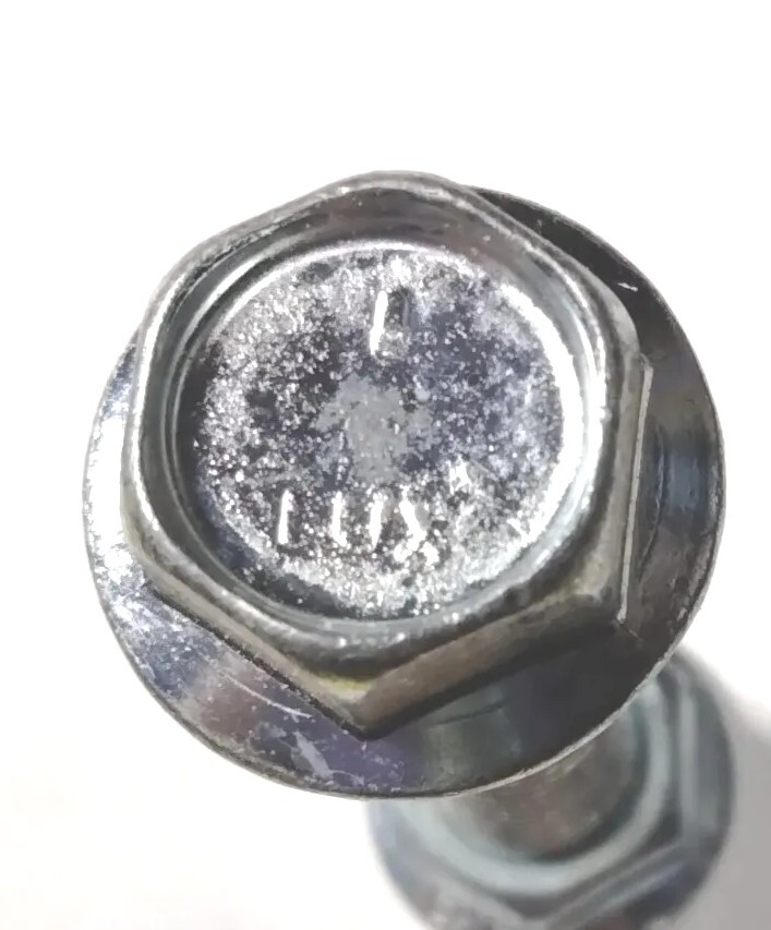 Pack of 5, 3/8-16 x 2" Grade 5 Serrated Hex Head Flange Bolt Screw ...