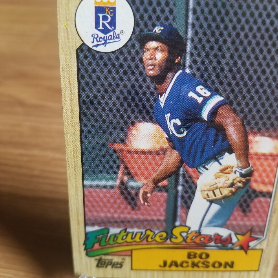 Bo Jackson ERROR Rookie Card Topps 1987 #170 Kansas City Royals | eBay