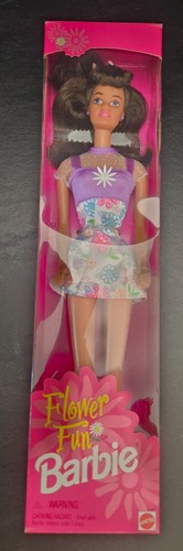 VINTAGE 1996 Flower Fun Barbie by Mattel #16065 NIB | eBay
