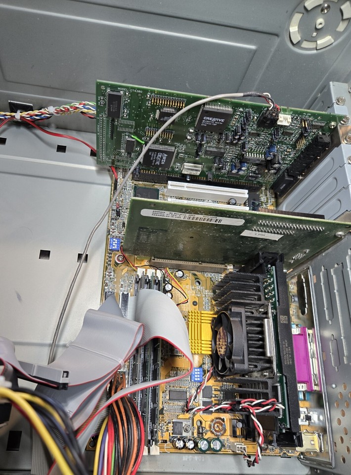 Windows 98 95 Gaming Computer 3DFX Voodoo AWE64 3.5 5.25 Floppy CDRW ...