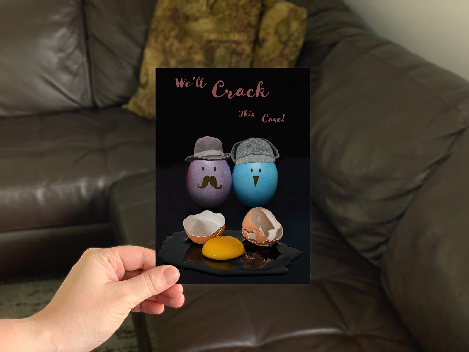 Silly Sherlock Holmes Inspired Happy Easter Handmade Greeting Card | eBay