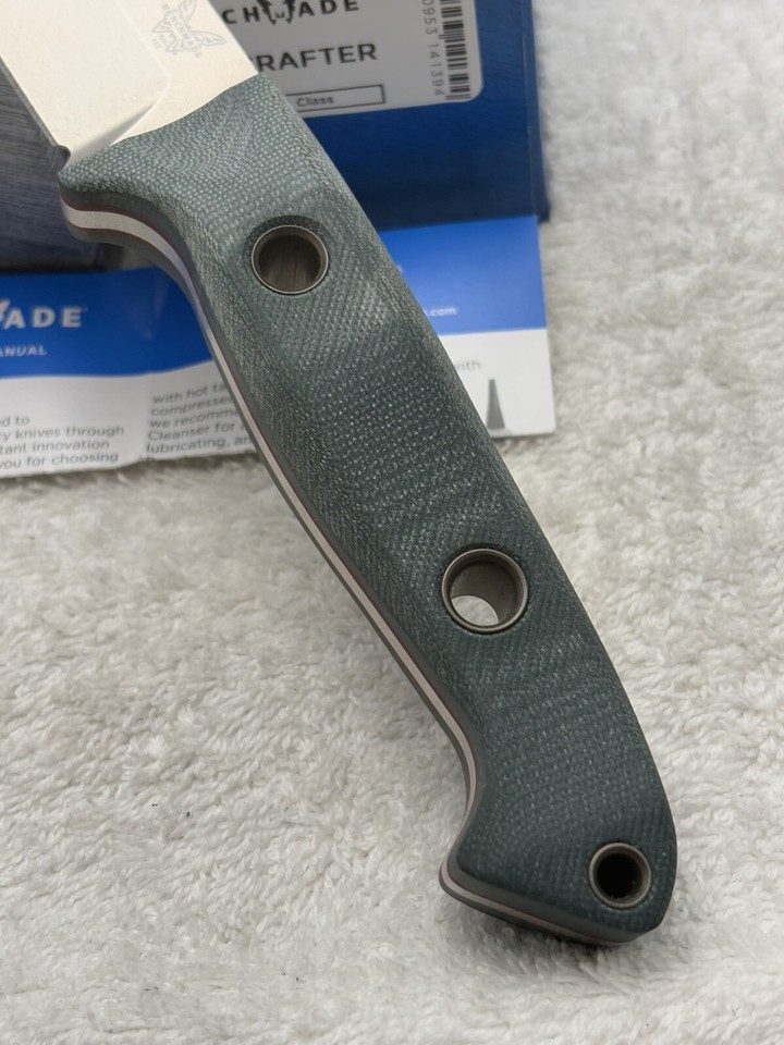 Benchmade Bushcrafter 162 Fixed Blade Sheath Knife New In Box Made In ...