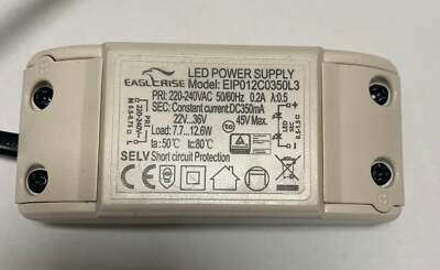 Eaglerise EIP012C0350L3 12.6W 350mA LED Driver 22-36V | eBay