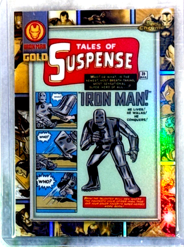 Tales Of Suspense 2025 Topps Chrome Marvel Invincible Iron Man Gold ...