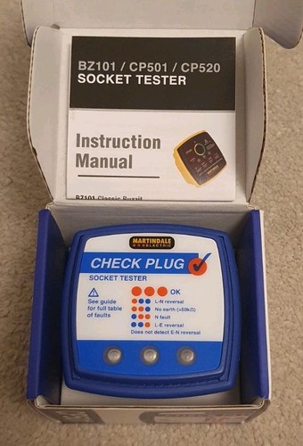 Martindale CP501 Classic Check Plug 230v Socket Tester | eBay