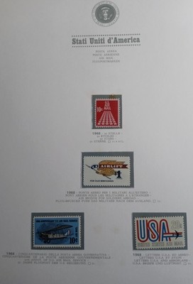USA - AIR - MAIL - 1968 - STAR - C72 -AIRLIFT-N1341-50TH-ANNIV-C74-JET ...