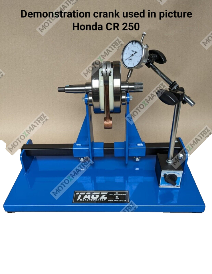 TAG-Z Pro Crank Balance Stand Blue Crankshaft Crank Shaft Motorcycle | eBay