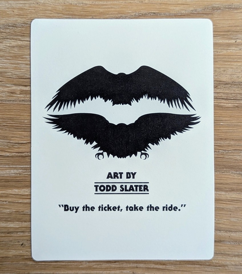 TODD SLATER Hunter S Thompson XL Sticker from Poster Print Art Dude ...