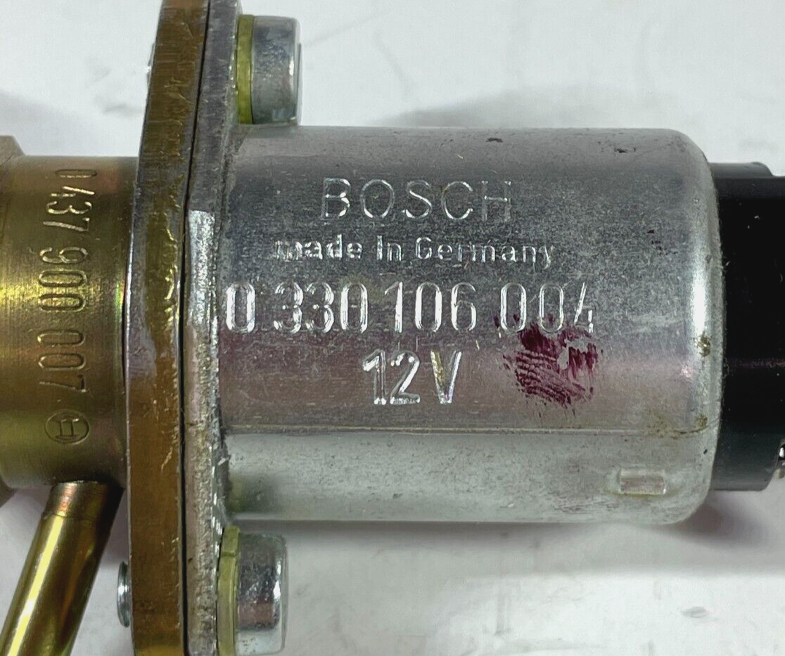 *NEW* BOSCH VALVE ASSEMBLY 0437900007 & 0330106004 - PORSCHE 911 '69 ...
