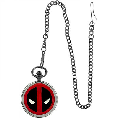 Deadpool Logo Cover Pocket Watch Multi-Color | eBay Australia