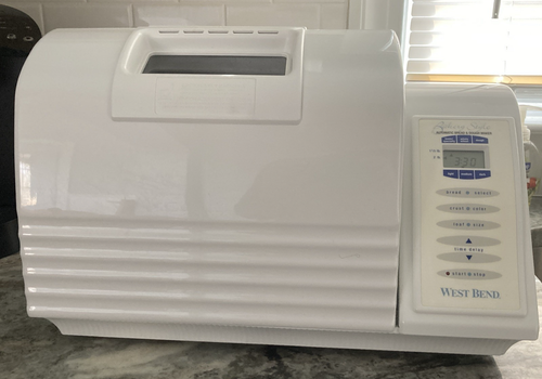 West Bend Automatic Bread Maker Bakery Style 2LB Double Paddle Model ...