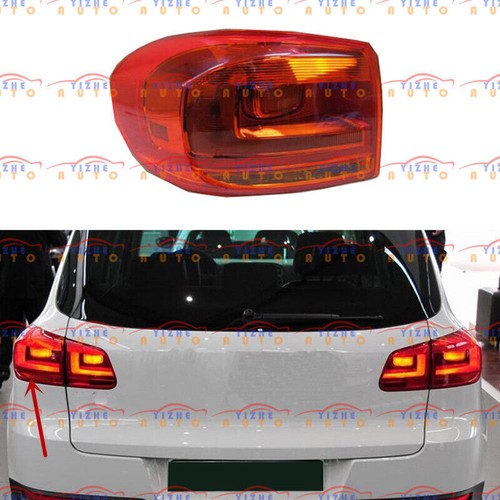 🔥 Left Outer Side Tail Light Brake Lamp Assembly For VW Tiguan 2007 ...
