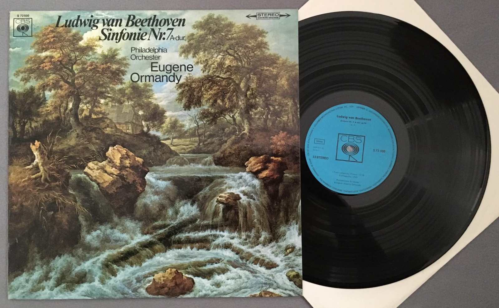 N663 Beethoven Symphony No.7 Ormandy CBS S 72 500 Stereo | eBay