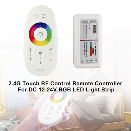 2.4G Touch RF Control Remote Controller For DC 12-24V RGB LED Light ...
