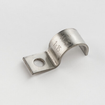 5 Kabelschellen 15mm DIN 72571 einlaschig Rohr Metall Edelstahl A4 V4A ...