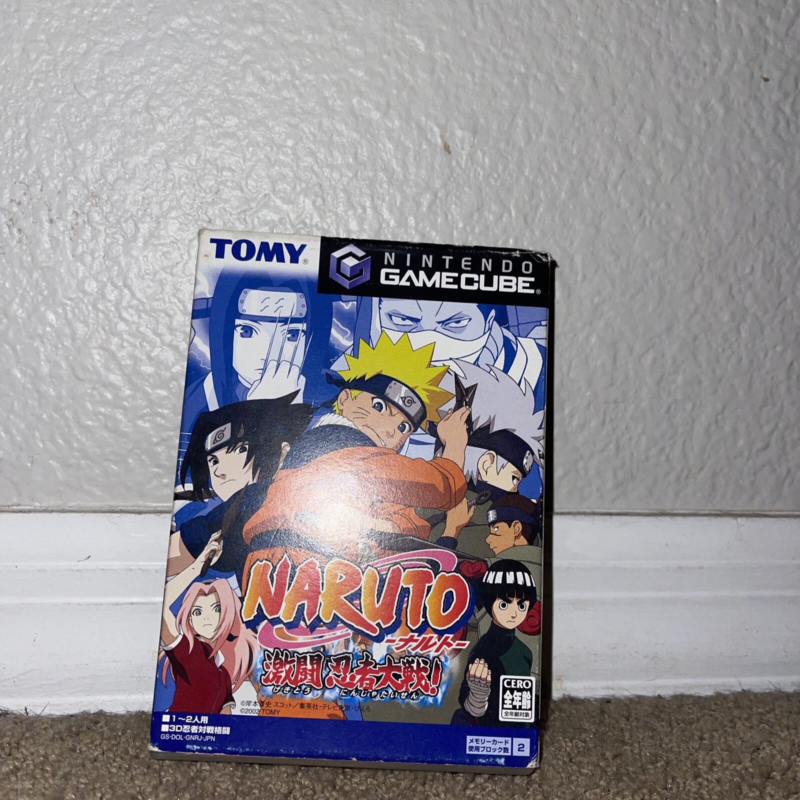 Naruto Clash of Ninja TOMY Nintendo Gamecube Game NTSC-J JAPAN With ...