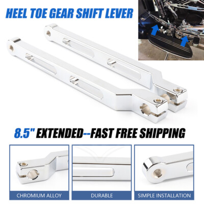 Heel Toe Shifter Extended Shift Lever Set For Harley Softail Touring ...