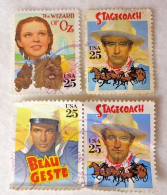 25 Cents Stagecoach and Wizard of Oz US Postage Stamps | eBay