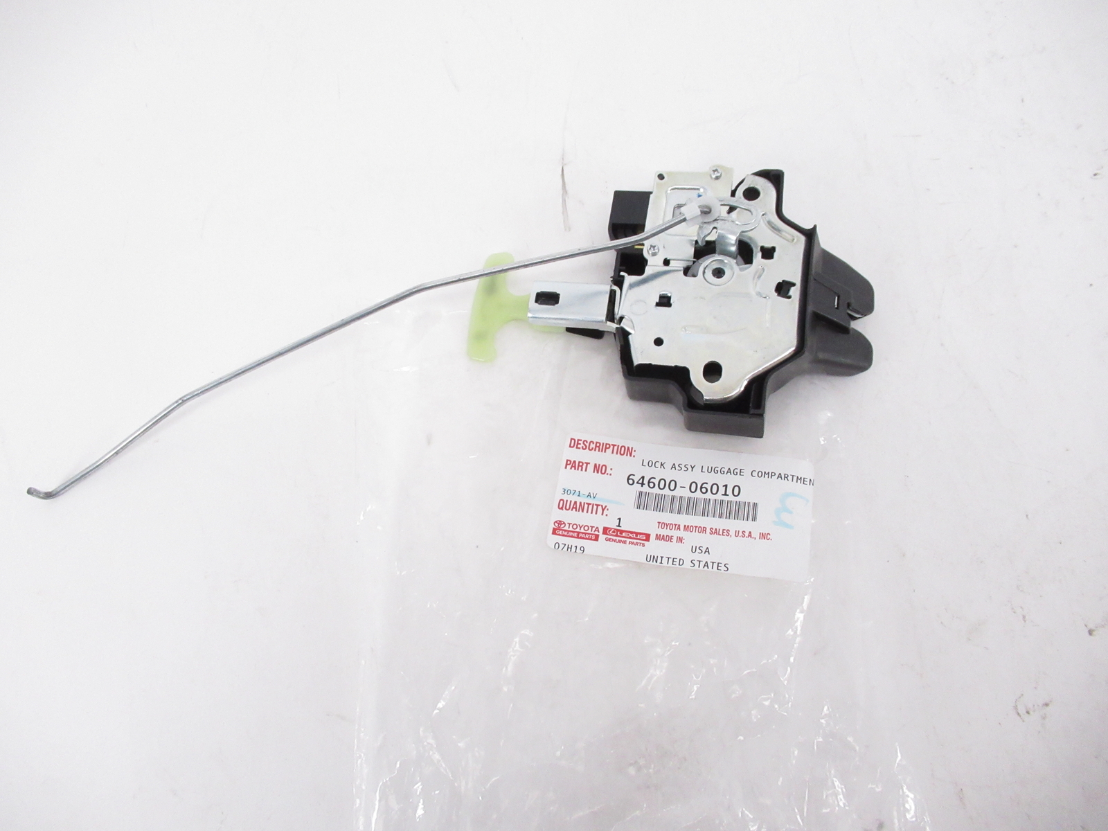 Genuine OEM Toyota 64600-06010 Trunk Lock Latch Keyless Actuator 2007 ...
