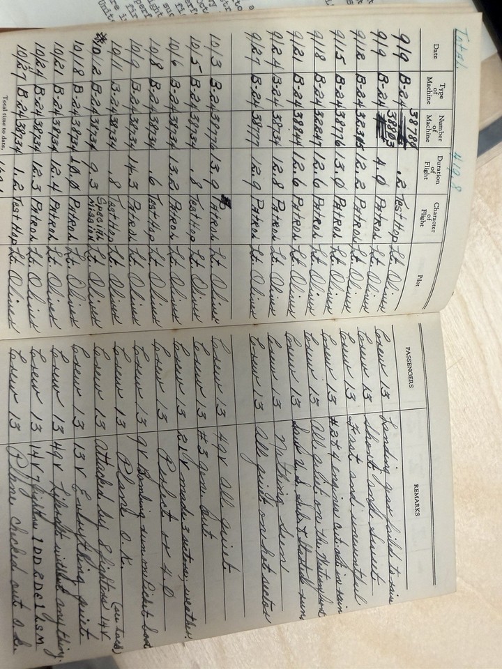 WW2 Navy Iwo Jima Distinguished Flying Cross DFC w/ log book award ...