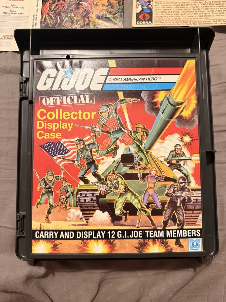 1982 GI Joe Lot ARAH Collector Case straight arm file cards | eBay