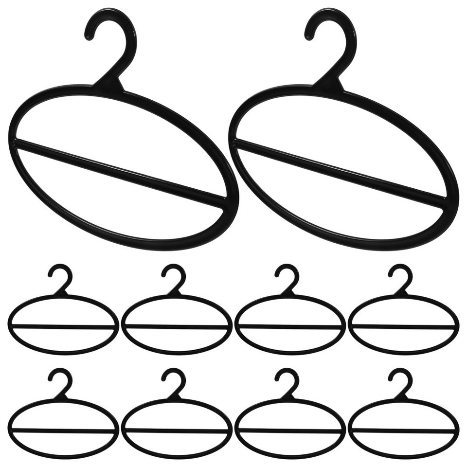 10 Pcs Closet Organizer System Hanger Space Saver Hook Scarf Clothing ...