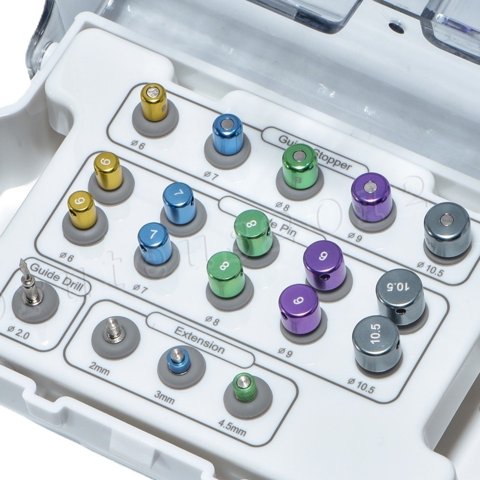 Guided Surgery Kit For Implant Placement | Universal Positioning Drills ...
