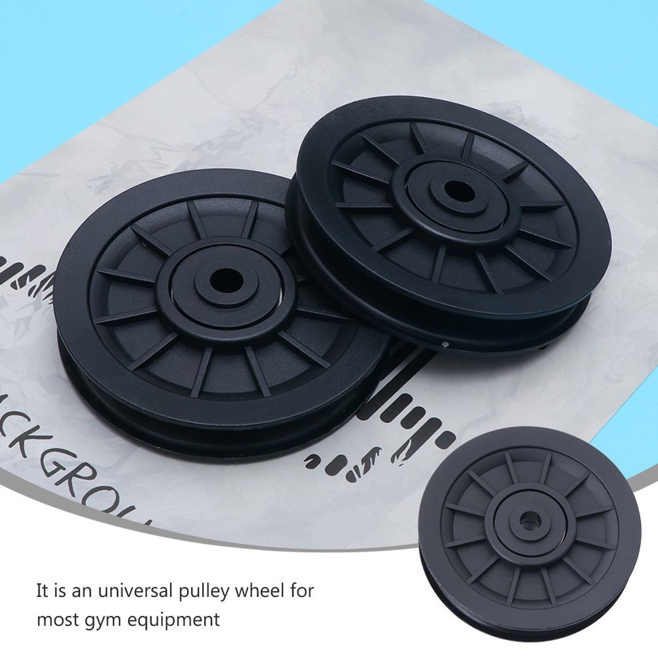 3 Count Gym Cable Attachments Pulley Wheel Fitness Equipment Part | eBay UK