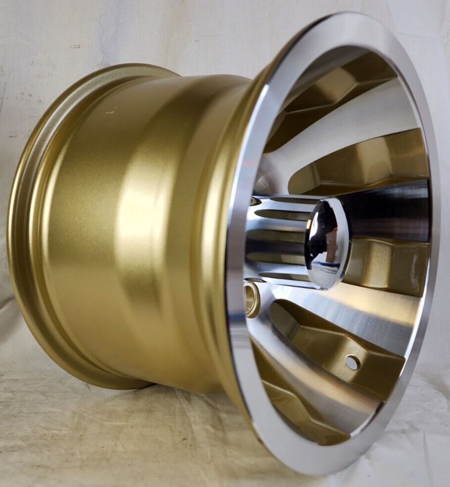 10x7 4/4 Aluminum Golf Cart Rims Wheels for Ez-Go Club Car Yamaha ...