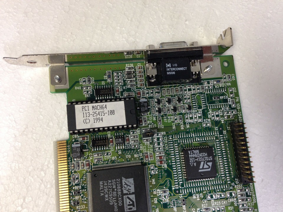 ATI 3D Rage II (109-38200-00, 1023820300) PCI VGA Video Card | eBay