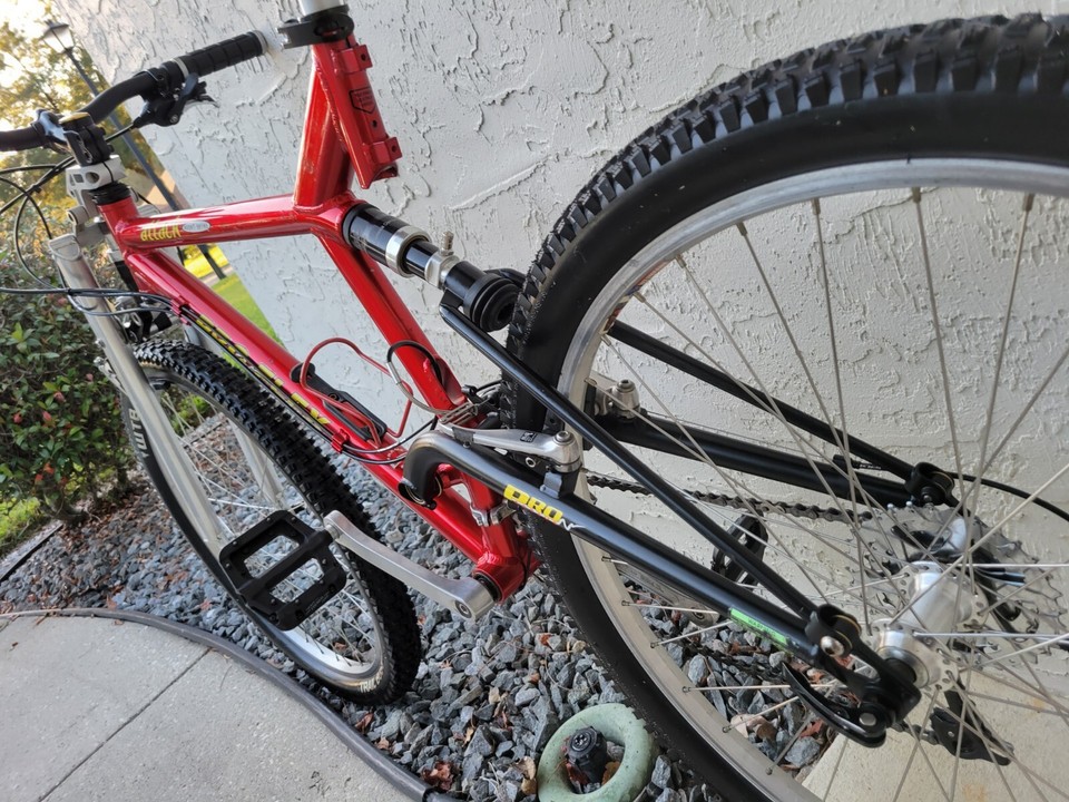 1997 Proflex Attack Expert Vintage Mountain Bike Risse Shocks, V-brakes ...